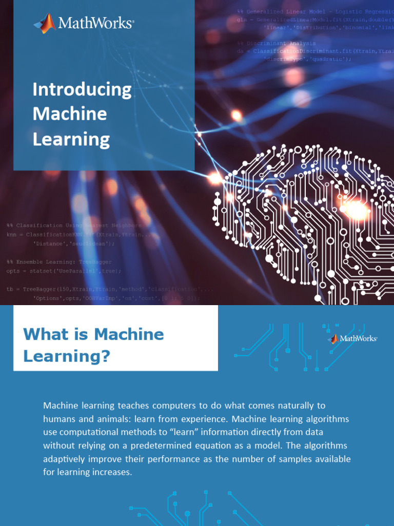 Machine Learning Section1 Ebook | PDF | Machine Learning | Statistical Classification
