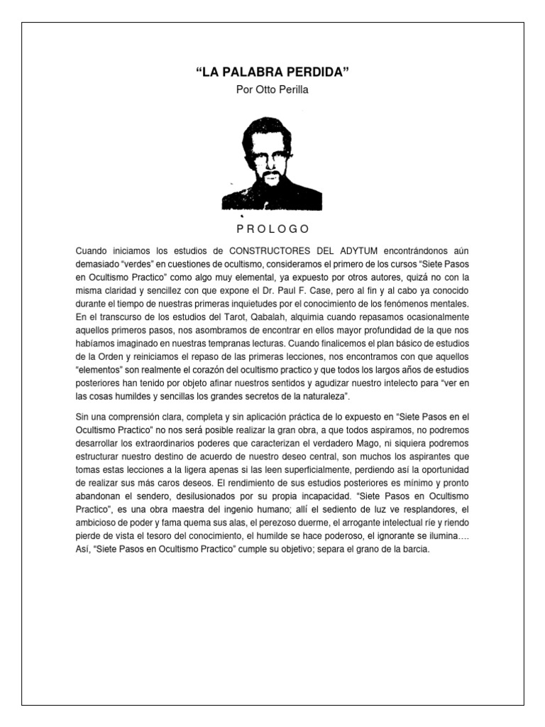 LA PALABRA PERDIDA-editada | PDF | Fe | Mente