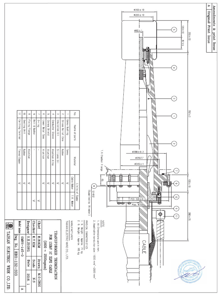 12-TMSS-10 R1 (132kV 2000SQmm) - G T-10 | PDF