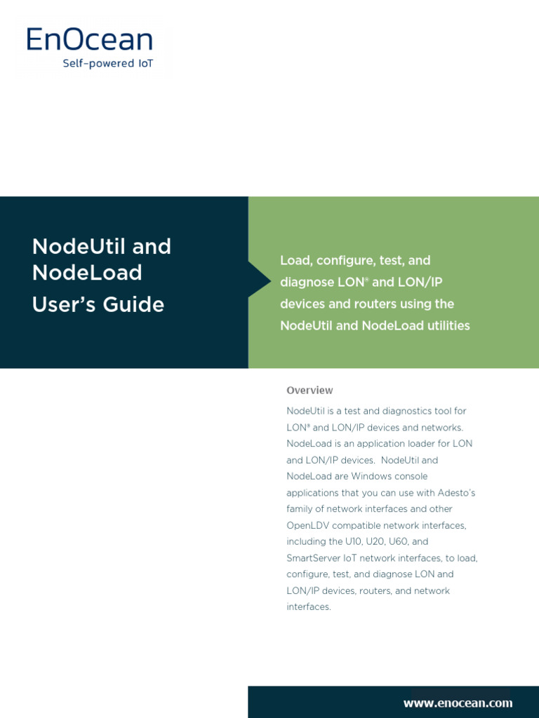 NodeUtil and NodeLoad Users Guide | PDF | Command Line Interface ...