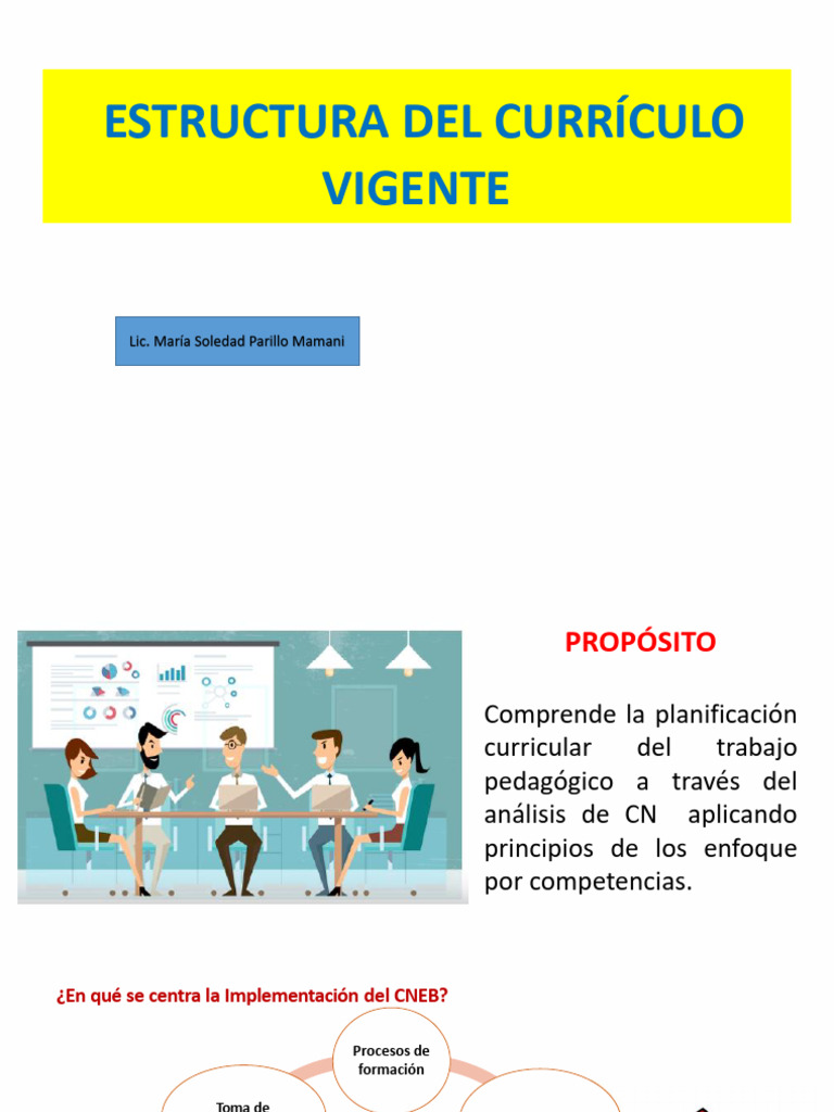 Planificacion - Estructura Del Curriculo Vigente | PDF | Plan de ...