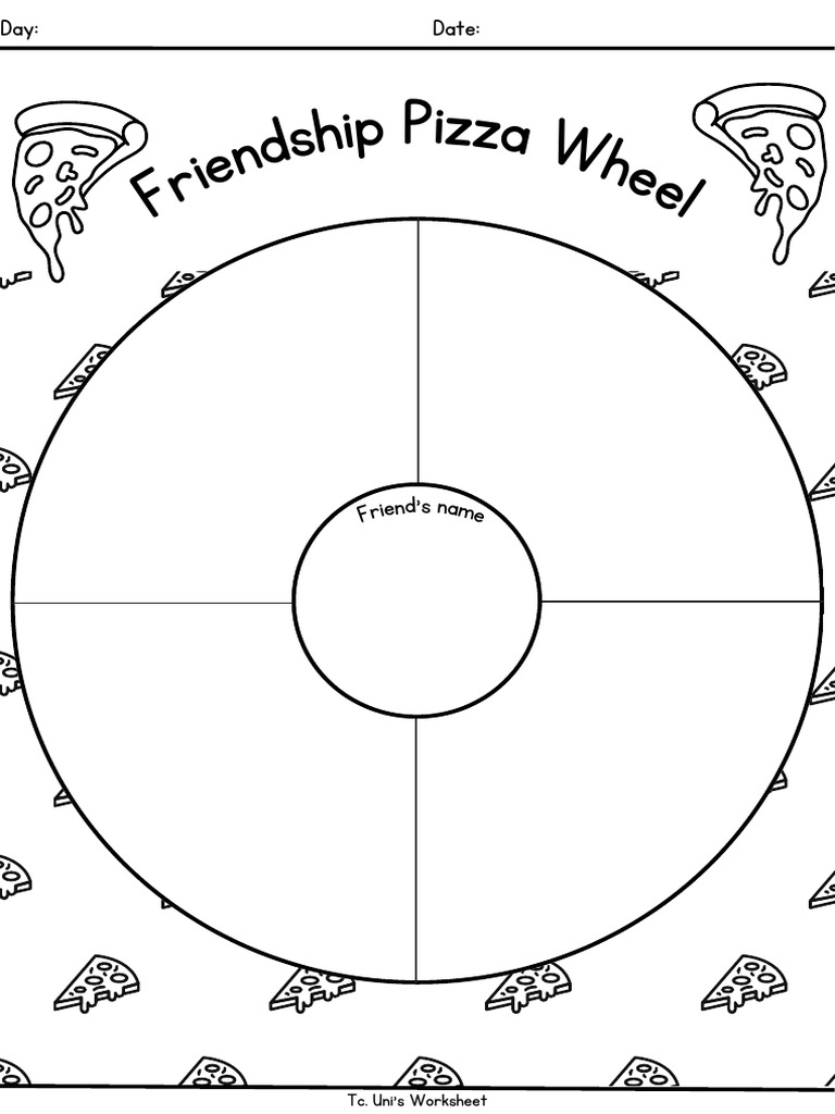Friendship Pizza Wheel | PDF