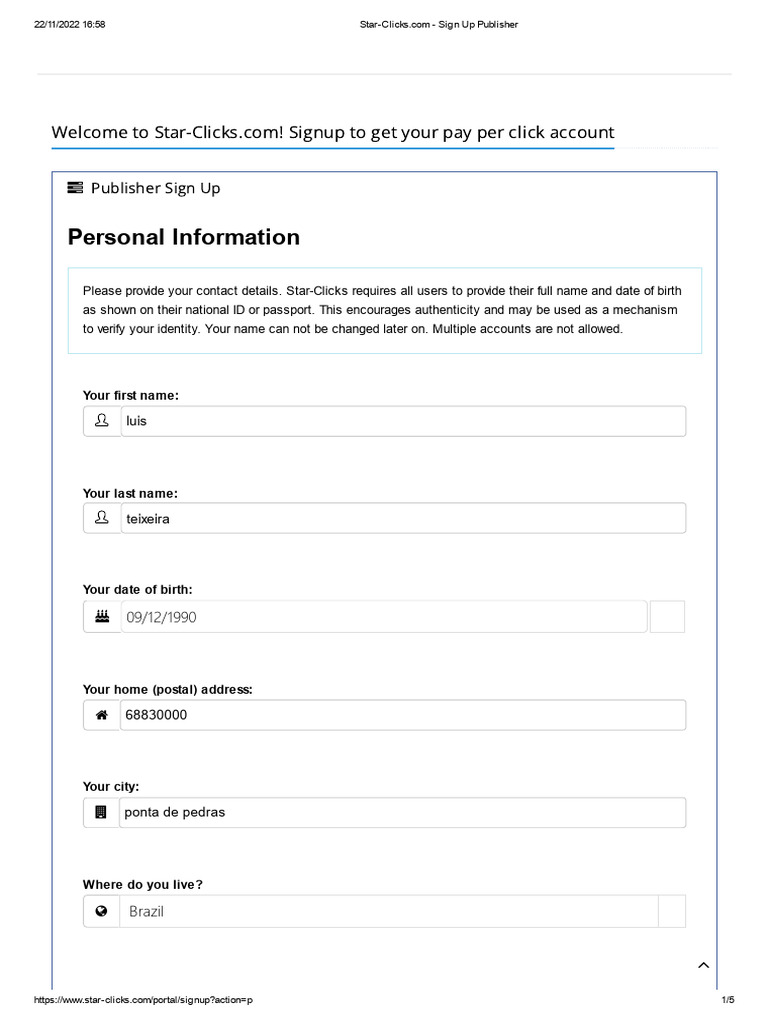 Sign Up Publisher | PDF | Password | User (Computing)