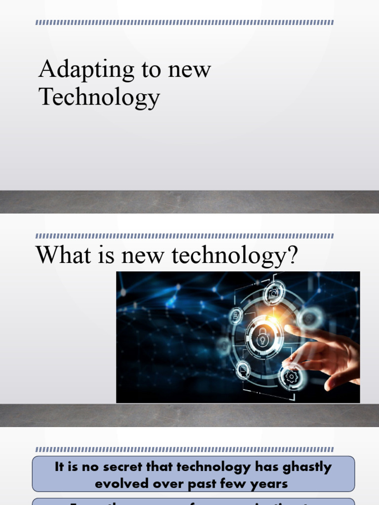 Adapting To New Technology | PDF | Popular Culture & Media Studies ...