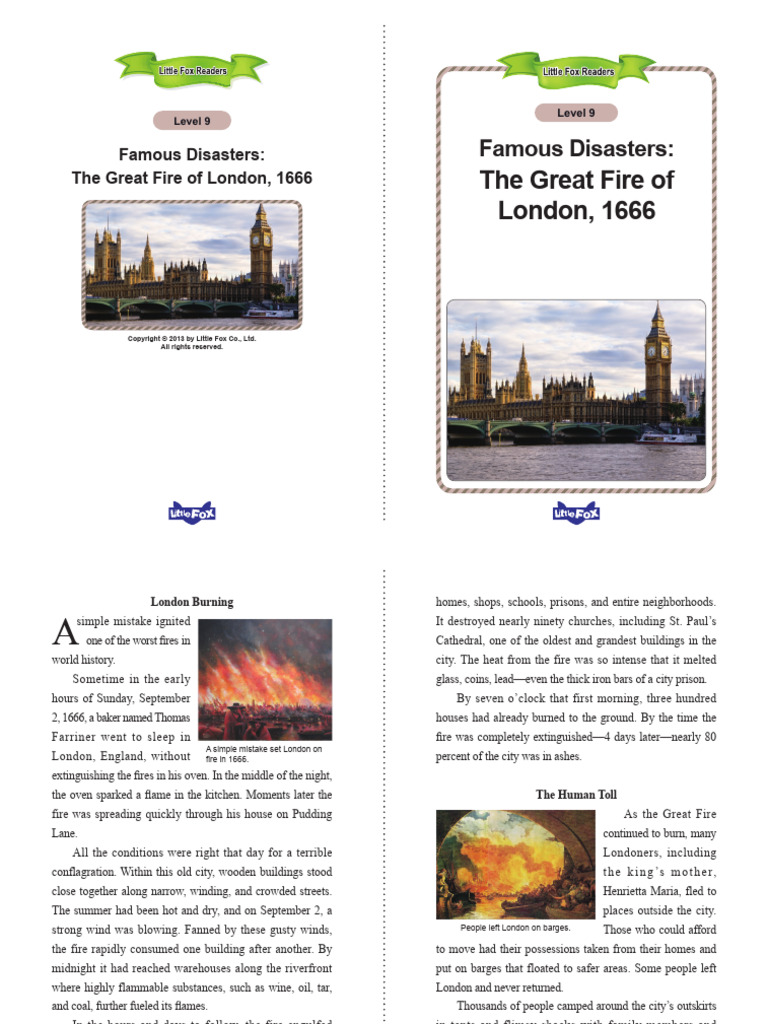 008.LV9.Famous Disasters - The Great Fire of London, 1666 | PDF | Fires ...