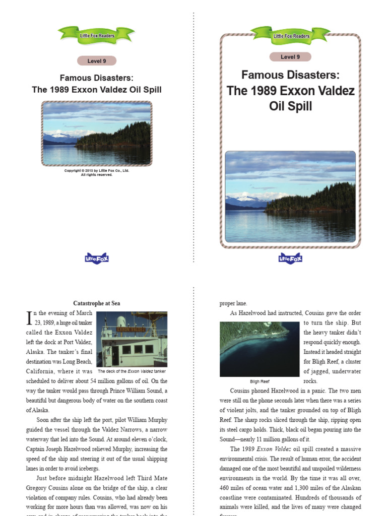 009.LV9.Famous Disasters - The 1989 Exxon Valdez Oil Spill | PDF | Oil ...