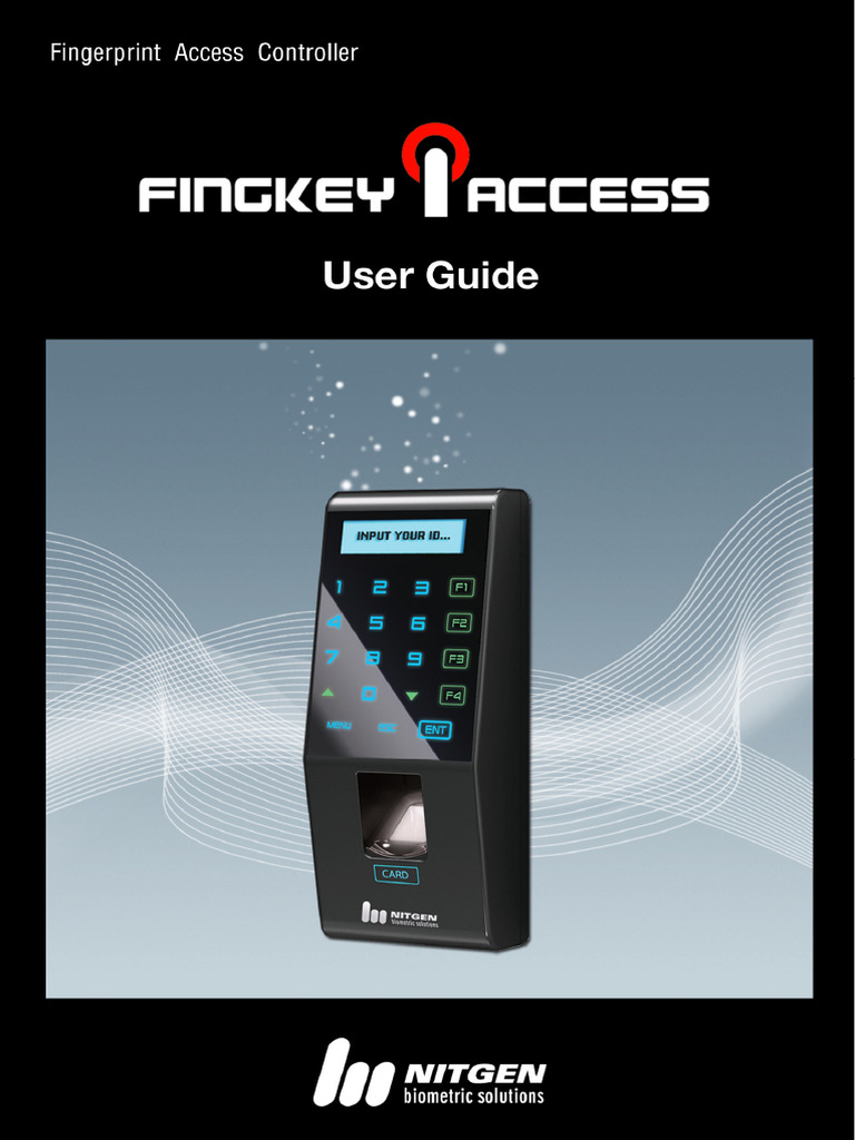 EN FINGKEY-ACCESS Terminal User Manual DC1-0086A | PDF | Ip Address | Port (Computer Networking)