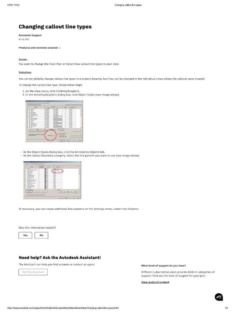 Revit - Changing Callout Line Types | PDF
