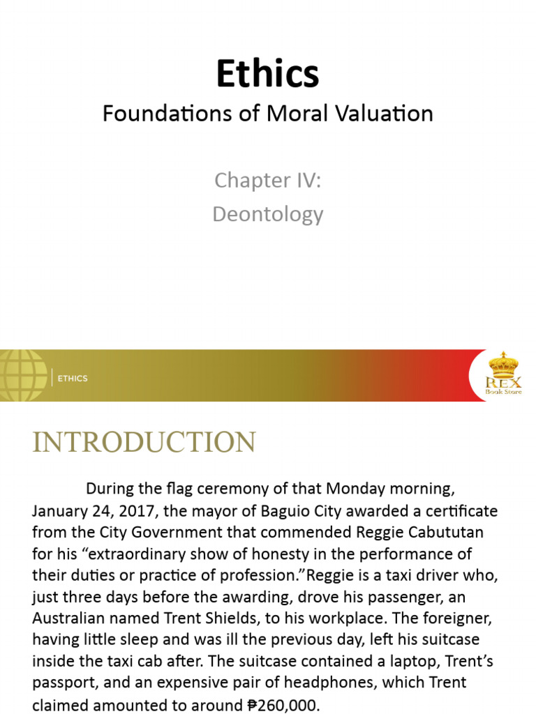 Ethics Chapter4 | PDF | Rationality