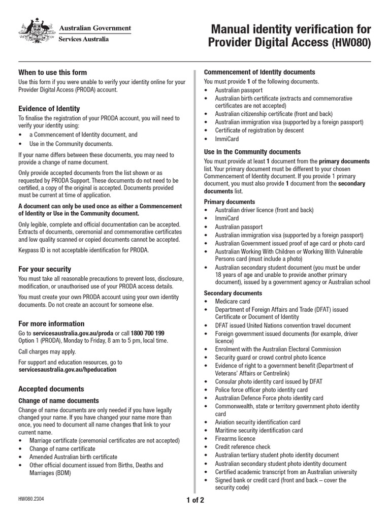 Manual Identity Verification For Provider Digital Access: When To Use ...