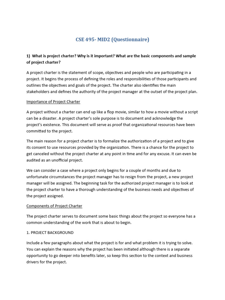 CSE 495 | PDF | Business