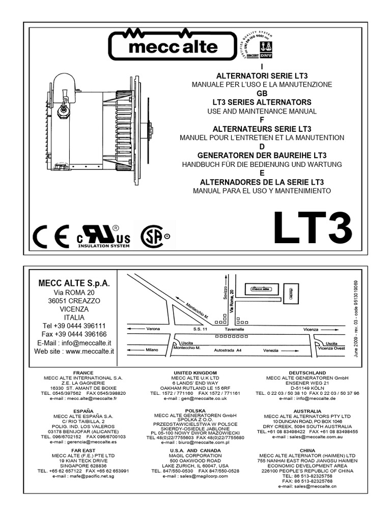 Mecc-Alte Generator Troubleshooting Guide | PDF