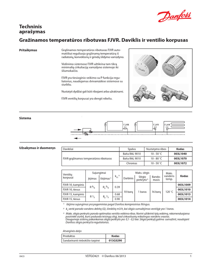 Danfoss Valve 2 | PDF