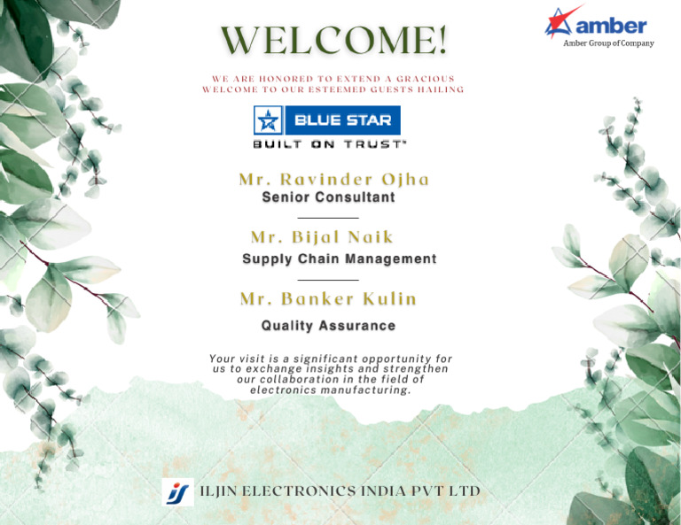 Welcome to ILJIN Electronics India | PDF | Business | Home & Garden