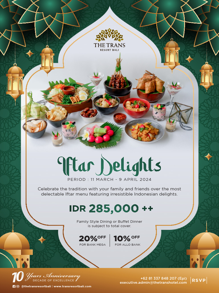 Iftar Package 2024 1 | PDF | Indonesian Cuisine | Foods