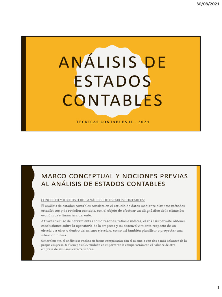 Análisis de Estados Contables 2023 | PDF | Capital de trabajo | Contabilidad