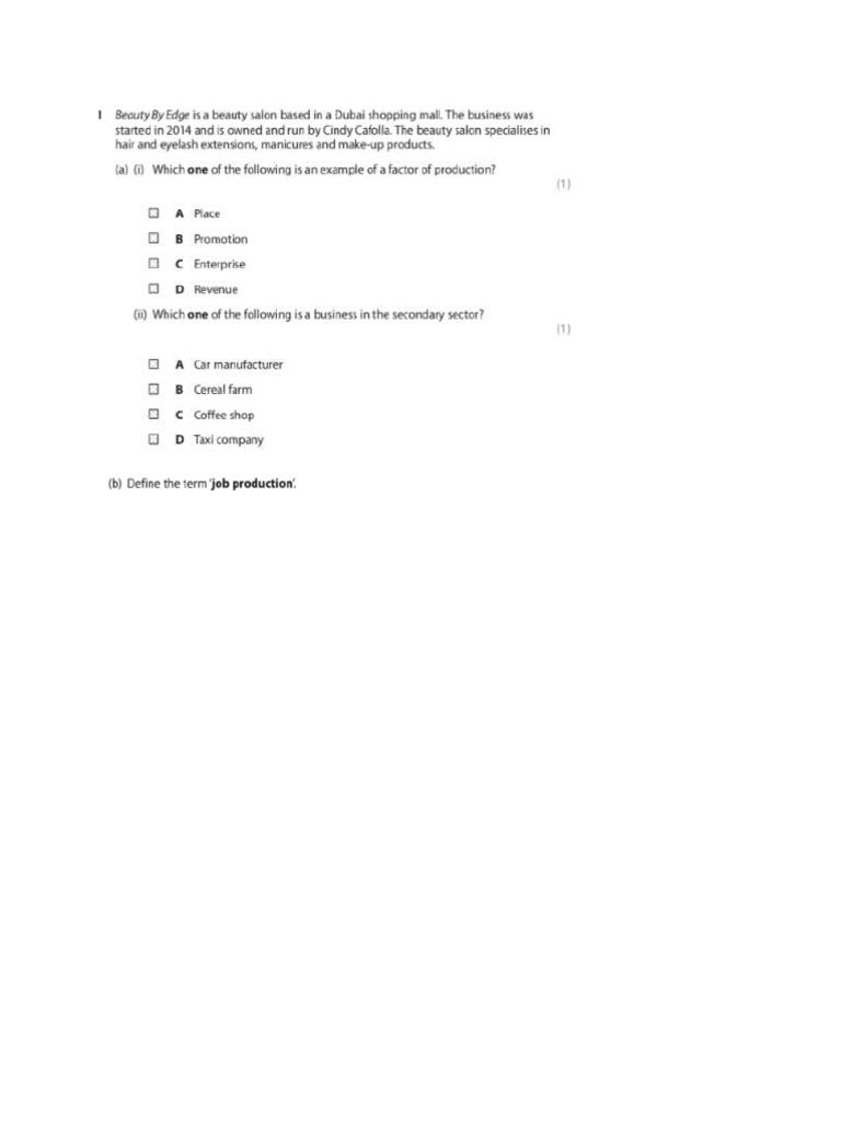 Production Review Questions | PDF