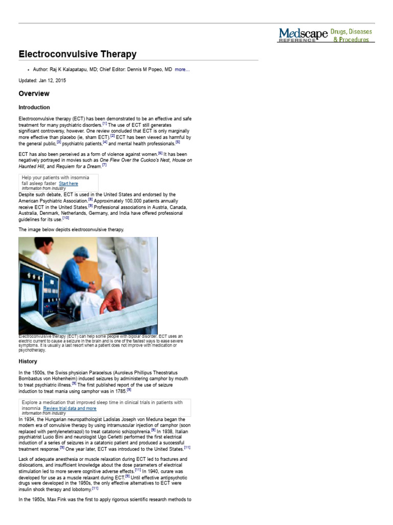 FDA 2014 N 1210 0238 - Attachment - 21 | PDF | Electroconvulsive ...
