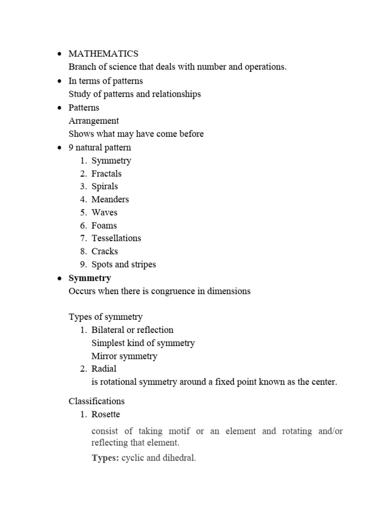 mmw-reviewer-1 | PDF | Pattern | Geometry