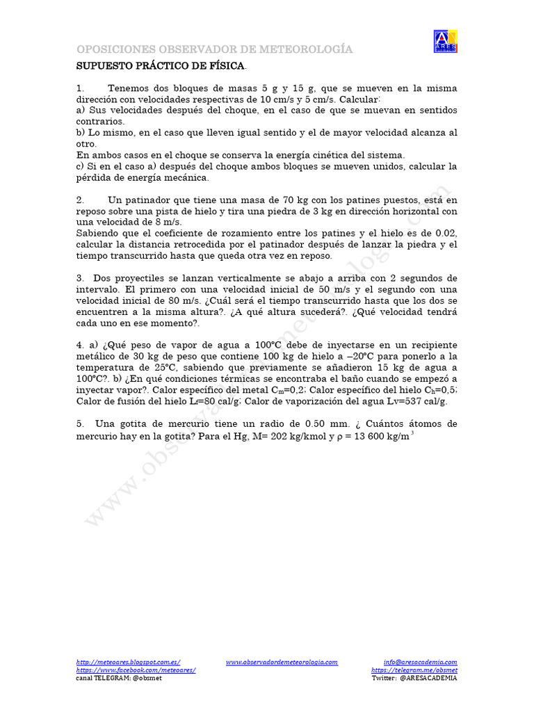 Simulacro 8 | PDF | Naturaleza | Física