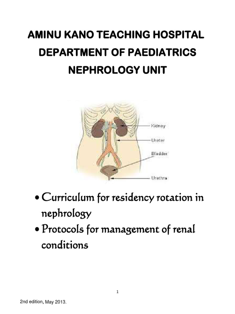 Nephrology Unit Residency Curruculum and Management Protocols - 2nd Edition | PDF | Nephrology ...