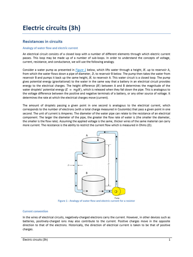 Electric Circuits - Manual - 3h | PDF | Electrical Resistance And ...