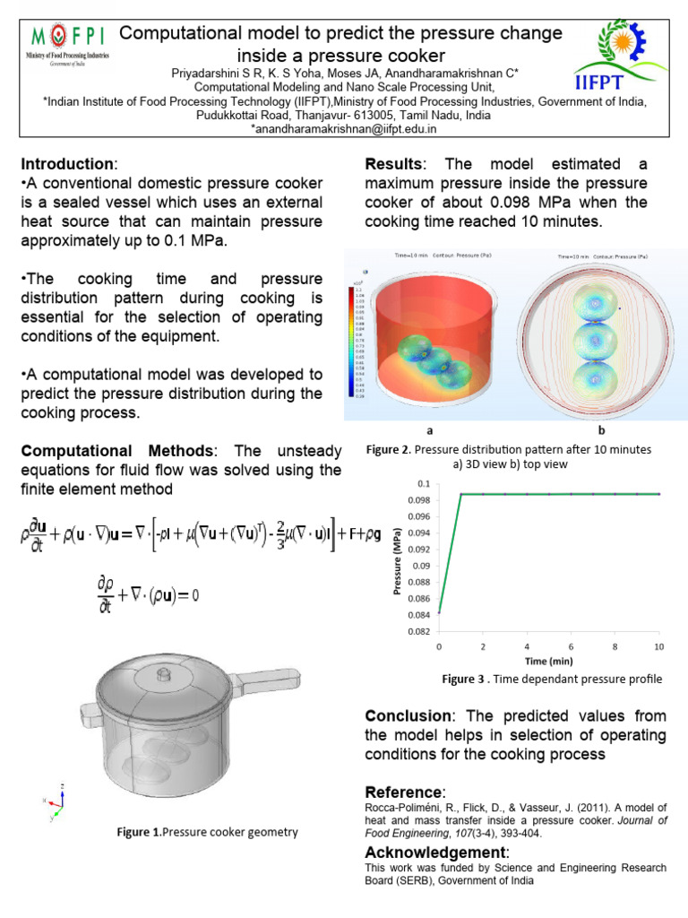 s r_poster (3) | PDF | Pressure Cooking | Continuum Mechanics
