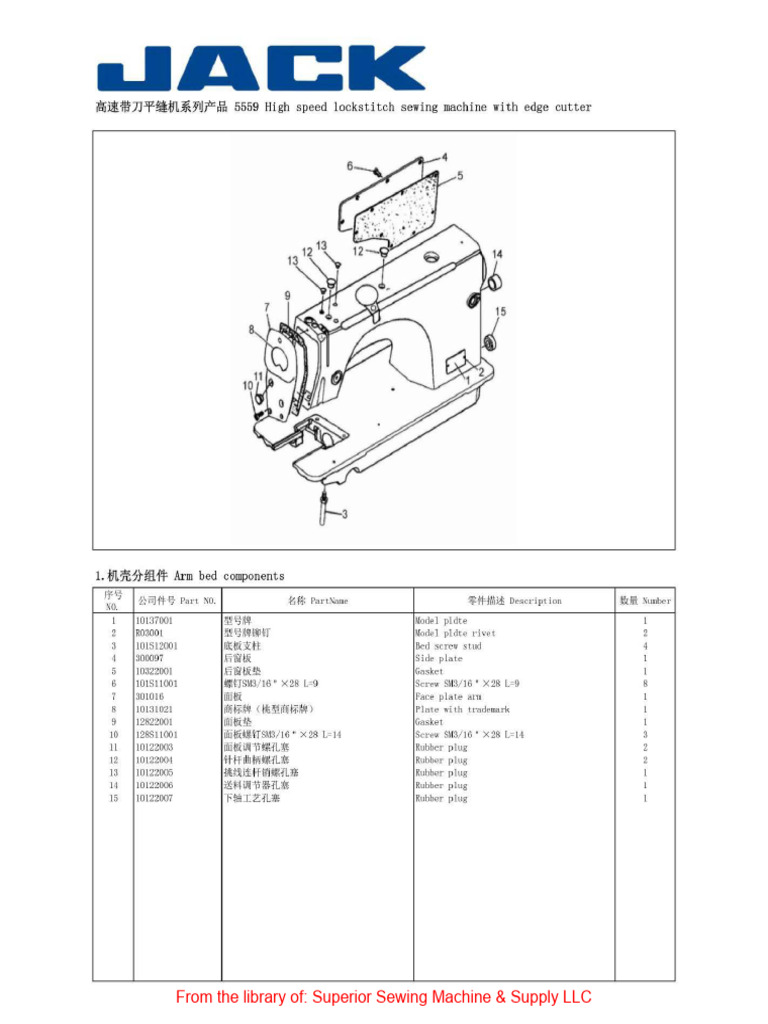 Jack JK-5559 | PDF | Manufactured Goods | Sewing