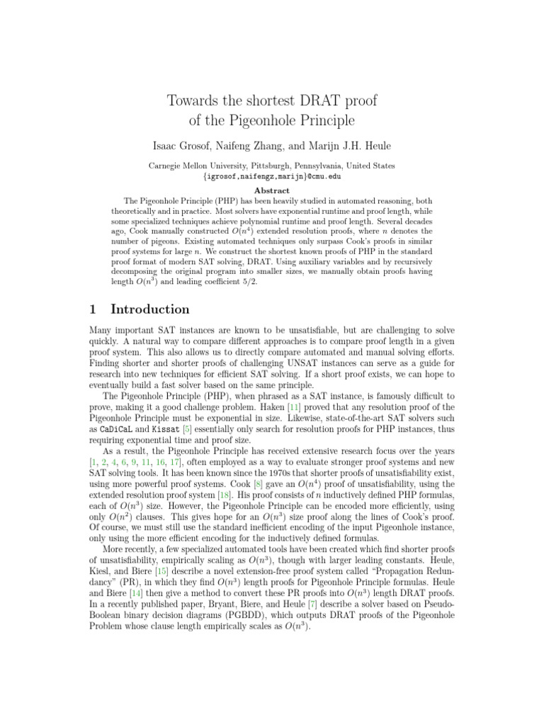 PoS22 PHP | PDF | Mathematical Logic | Mathematics