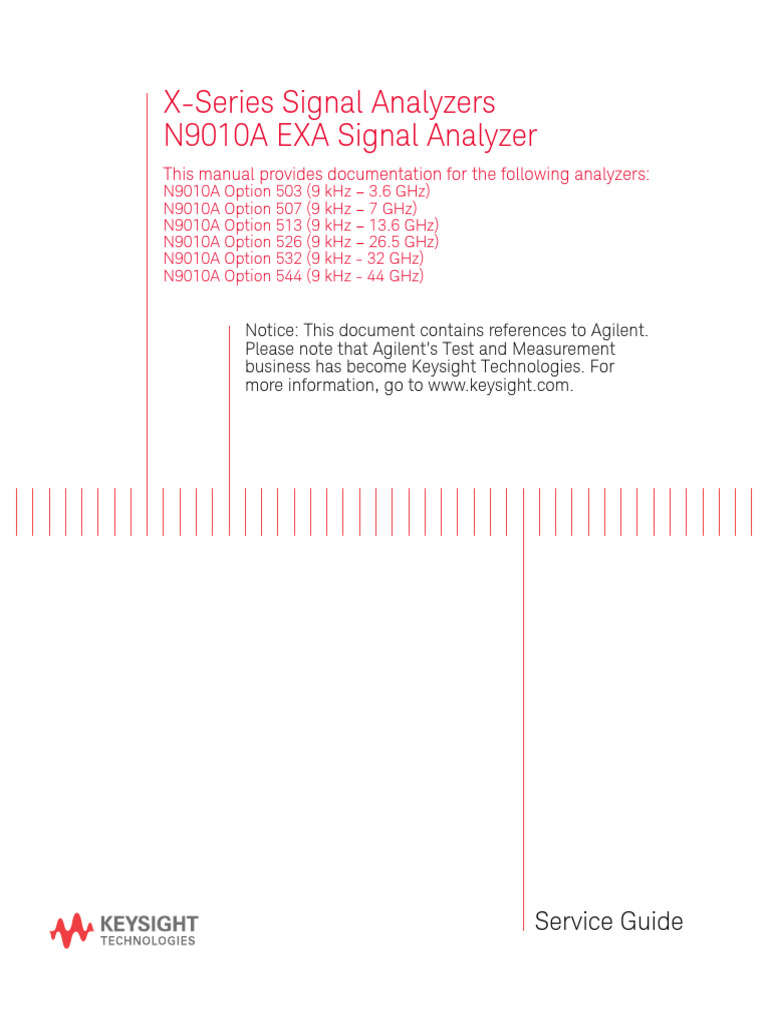 Keysight N9010A EXA X-Series Signal Analyzer Service Manual | PDF | Electrostatic Discharge ...