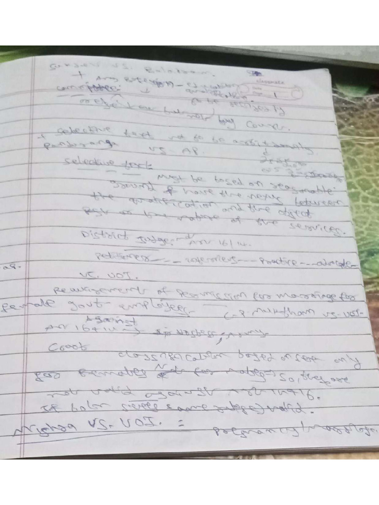 Reasonable Classification Notes | PDF