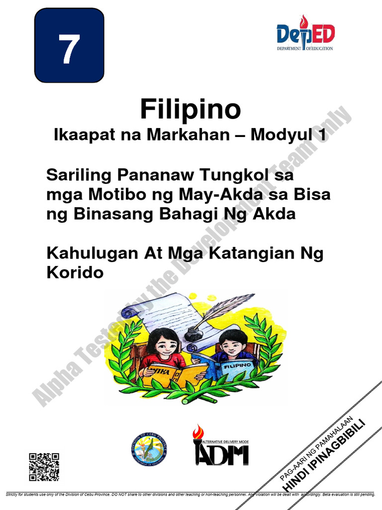 Fil7 SLM Q4 Mod1 Final Qa | PDF