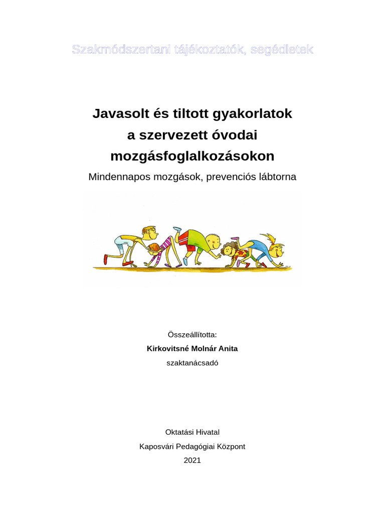 Javasolt Es Tiltott Gyakorlatok | PDF