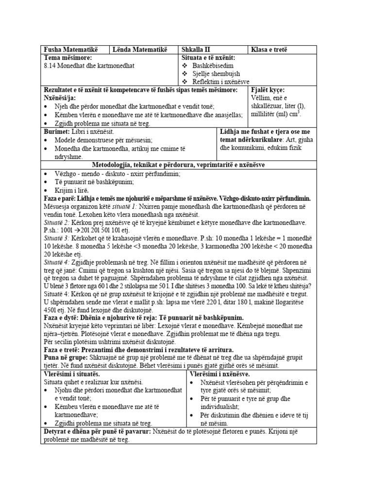 8.14. Monedhat Dhe Kartëmonedhat | PDF