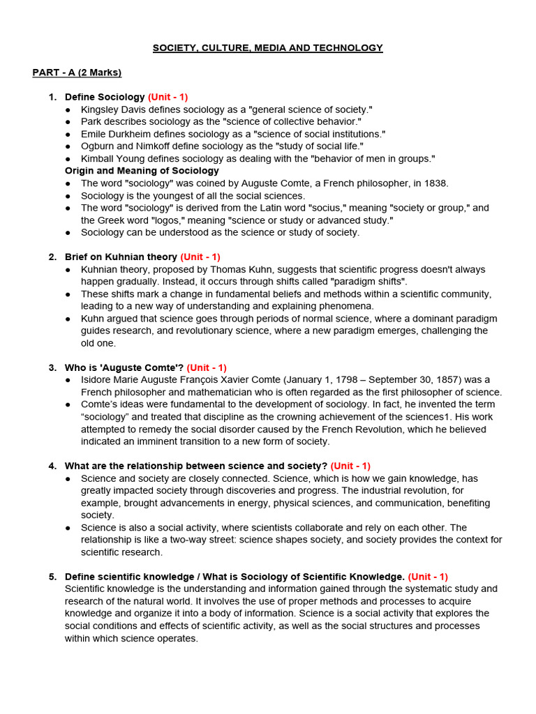 Society, Culture, Media and Technology | PDF | Science | Paradigm