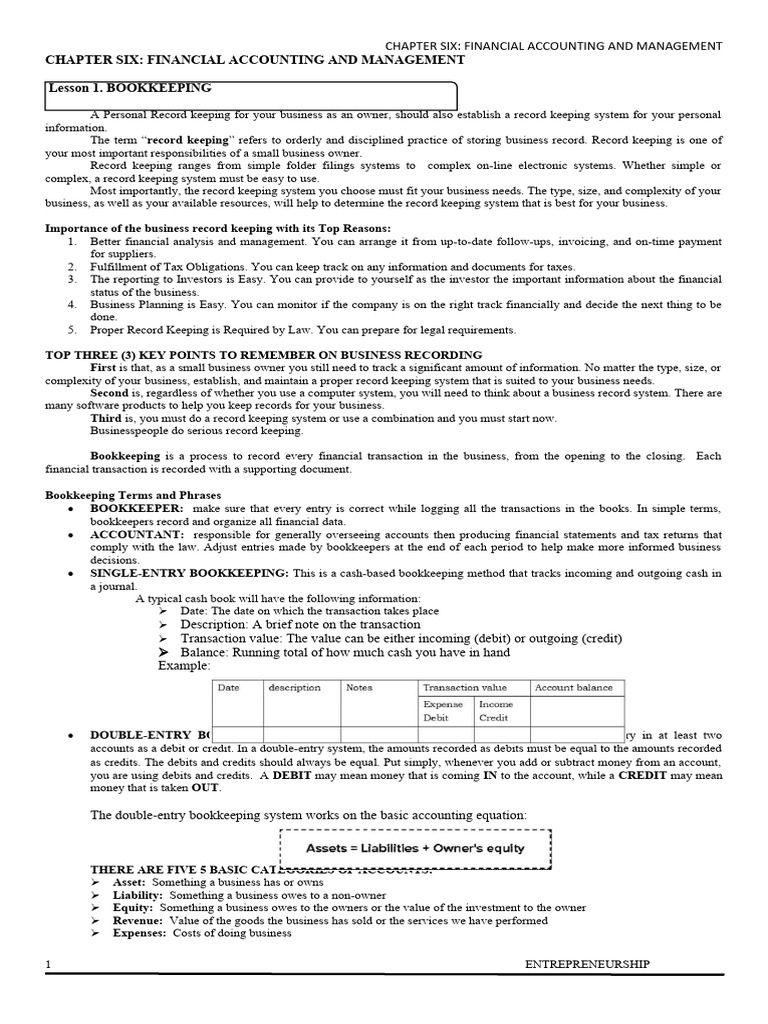 CHAPTER-6-FINANCIAL-ACCOUNTING-AND-MANAGEMENT | PDF | Bookkeeping ...