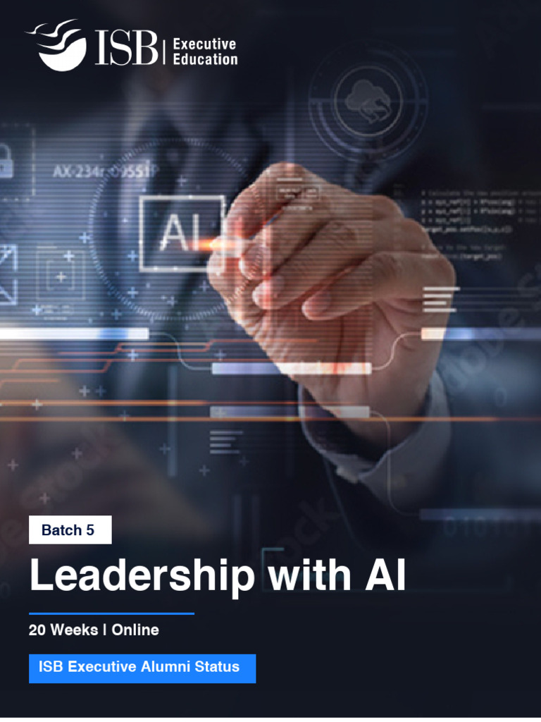 Isb Lai Brochure2 | PDF | Artificial Intelligence | Intelligence (AI) & Semantics