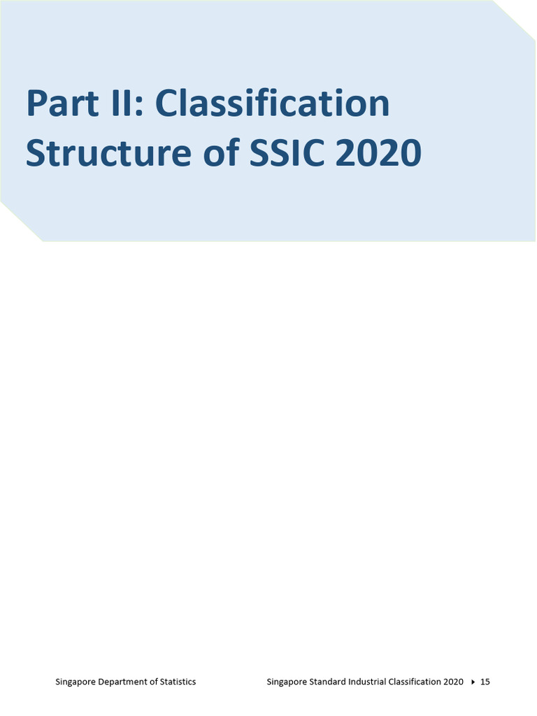 SSIC 2020: Agriculture & Industry | PDF | Drink | Textiles