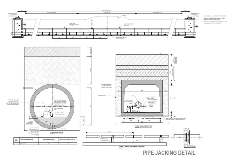 60-002 Pipe Jacking Details | Download Free PDF | Pipe (Fluid ...