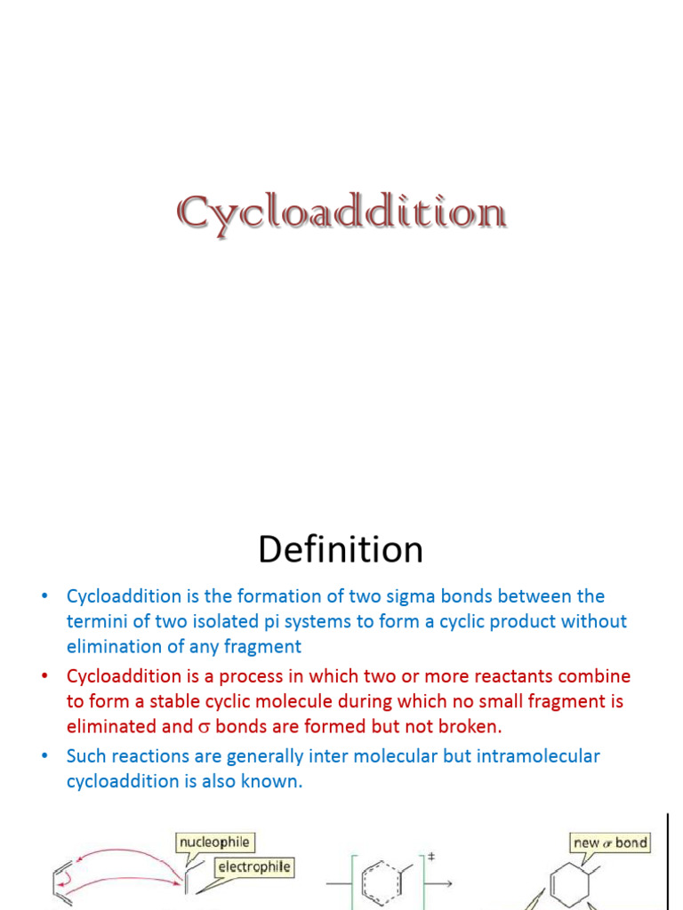 JC Cycloaddition | PDF | Chemical Reactions | Organic Chemistry
