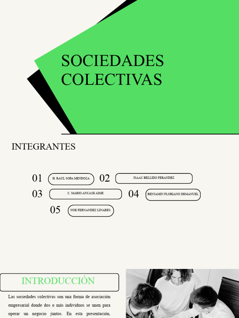 Las Sociedades Colectivas Son Una Forma Tradicional y Sólida de Asociación - 20240415 - 120602 ...