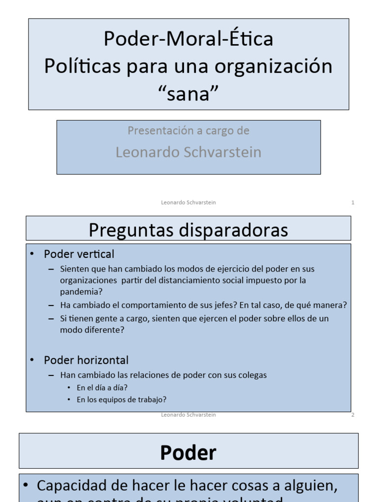 Poder Moral Ética Políticas | PDF | Moralidad