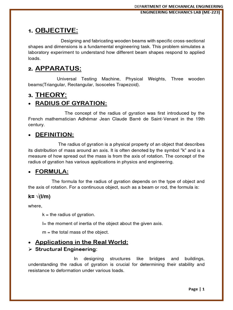 EML OEL Beam | PDF | Beam (Structure) | Physics