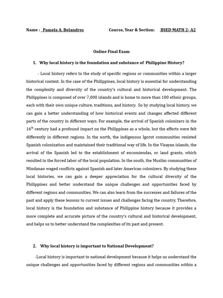 Final Exam in RPH | PDF | Museum | Philippines