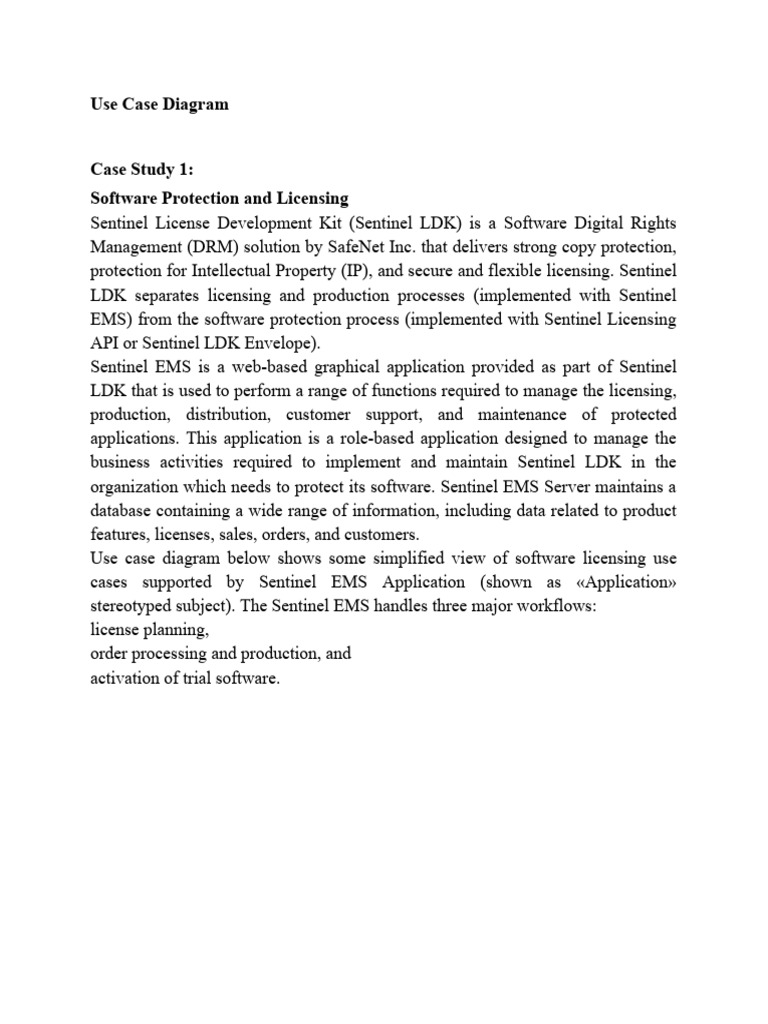 Use Case Diagram | PDF | Use Case | Application Software