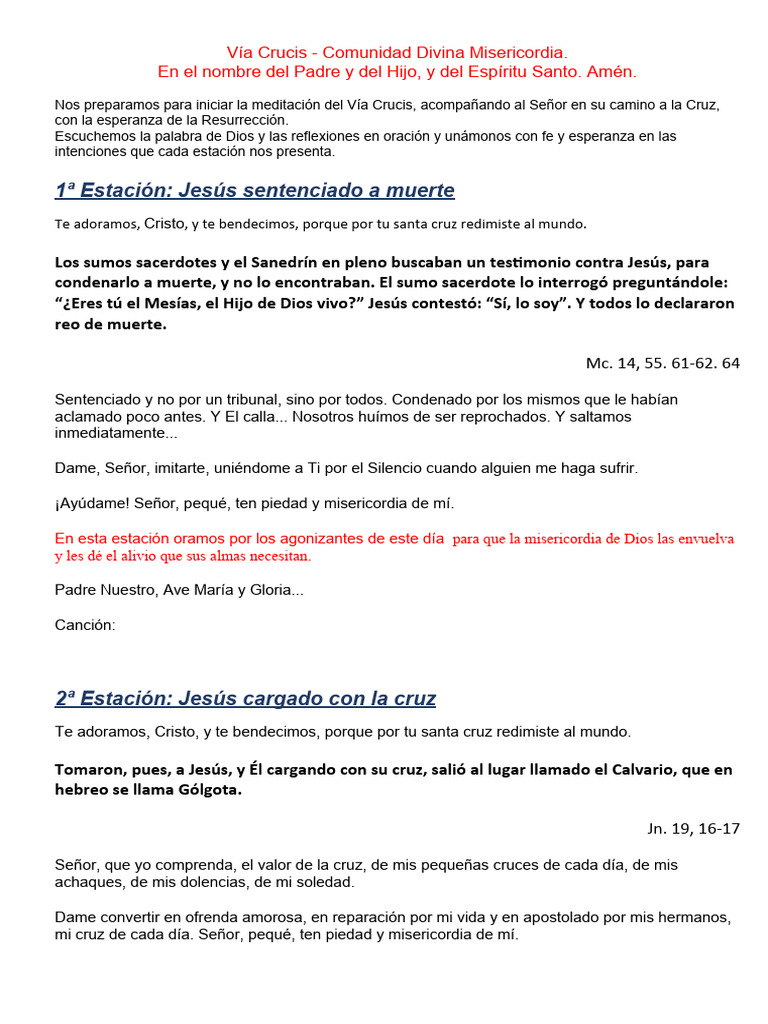 via crucis 2023 | PDF | Jesús | orador del Señor