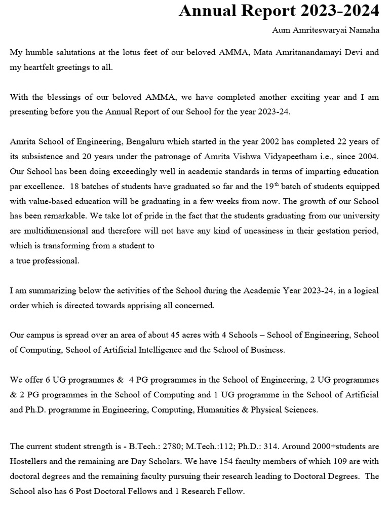 Annual Report 2023-2024 | PDF | Artificial Intelligence | Intelligence (AI) & Semantics