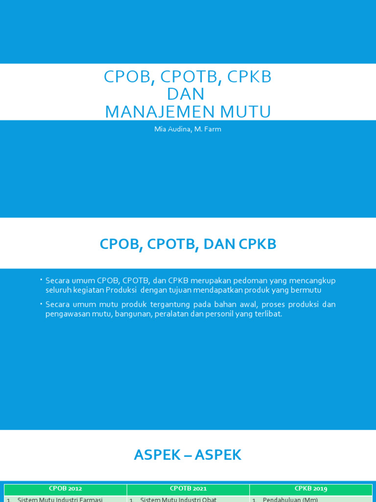 Cpob, Cpotb, Dan CPKB | PDF | Bisnis