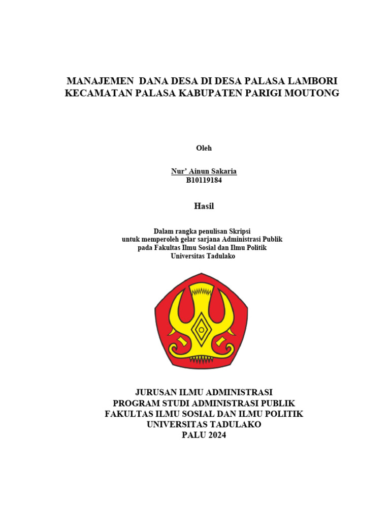 Sampul, Pengesahan, Daftar Isi, Tabel, Gambar | PDF