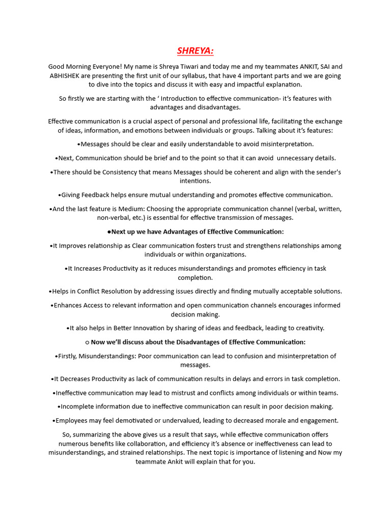 SEC Presentation | PDF | Communication | Nonverbal Communication